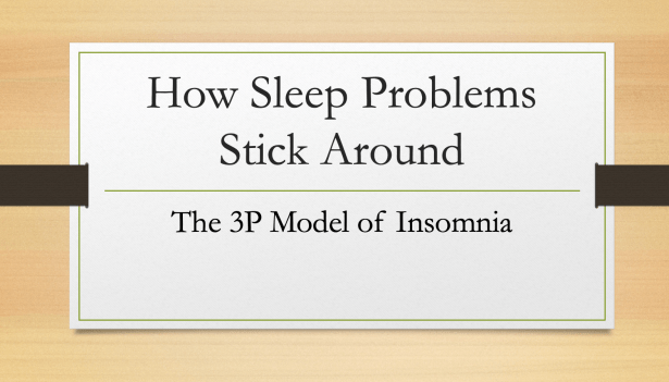 How Sleep Problems Stick Around: The 3P Model of Insomnia – Simply ...